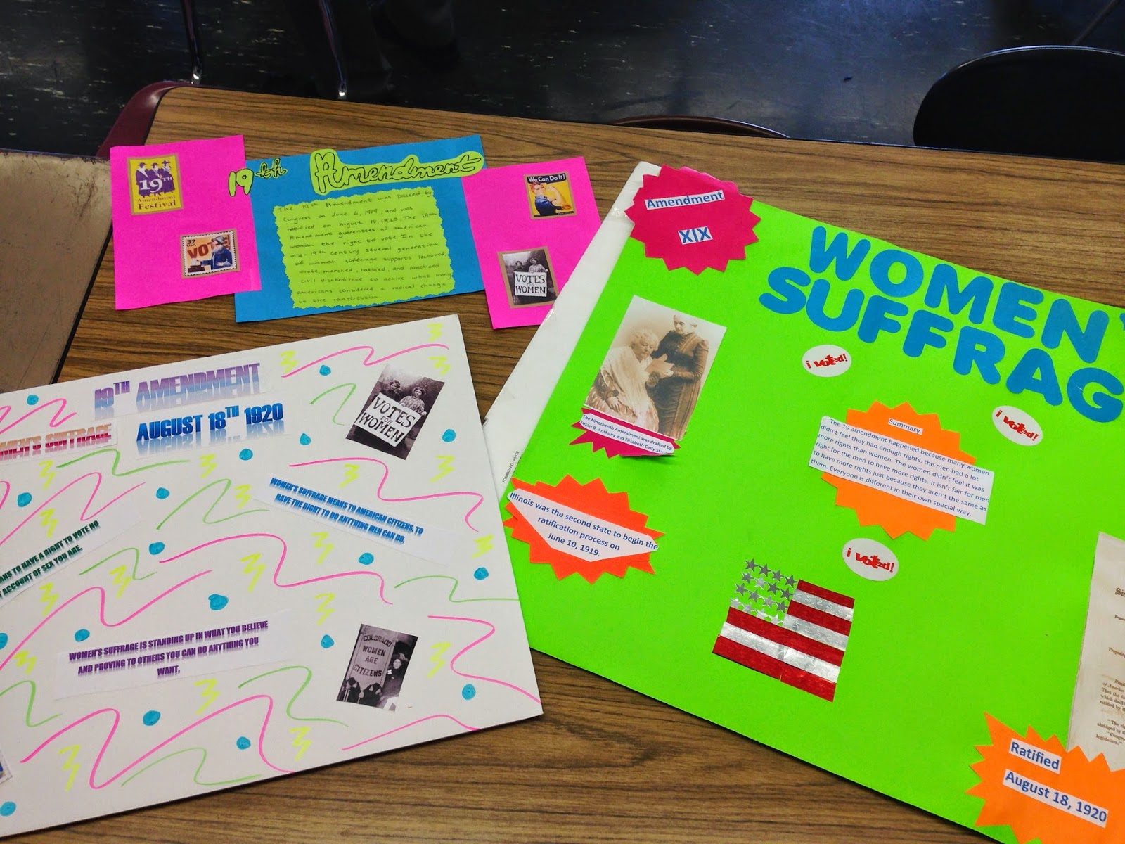 Mr. Greer's Social Studies Class: Amendment Projects